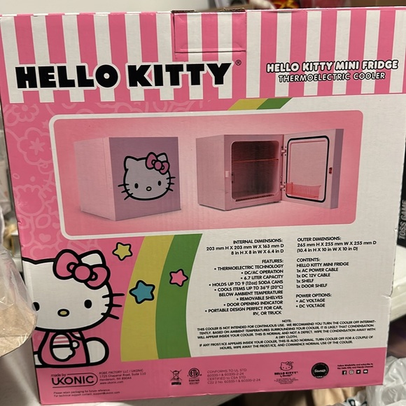 Hello Kitty | Other | Cool And Compact Nib Hello Kitty Mini Fridge ...